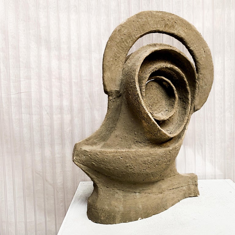 Experimental Brutalist Ceramic Sculpture in Grey Clay, 1970’s For Sale ...
