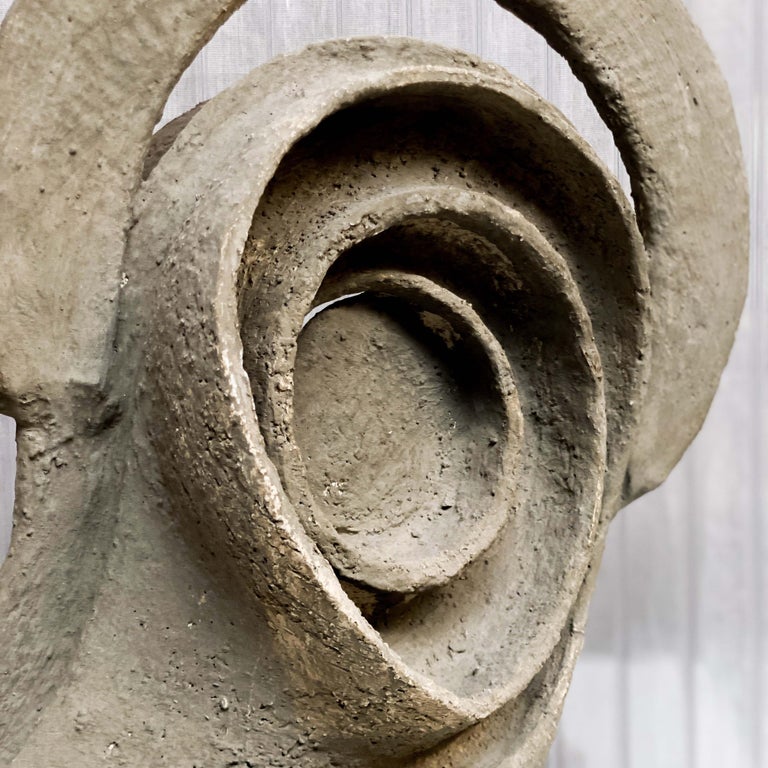 Experimental Brutalist Ceramic Sculpture in Grey Clay, 1970’s For Sale ...
