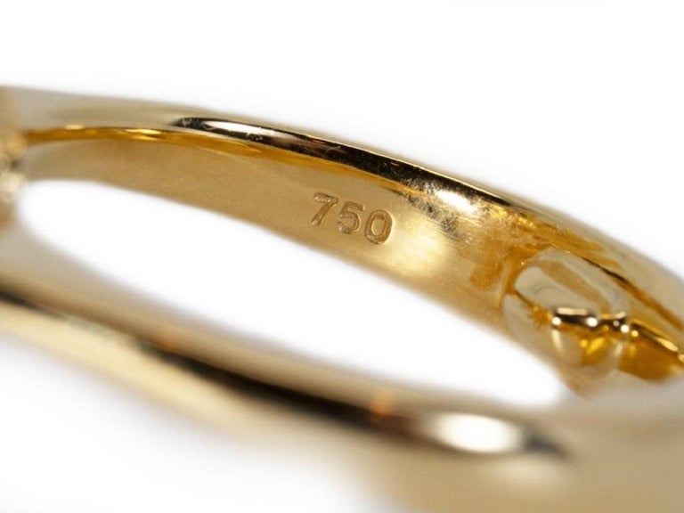 Exploding Flower Styled 18K Yellow Gold Ring W/ 1.41 Natural Diamonds ...