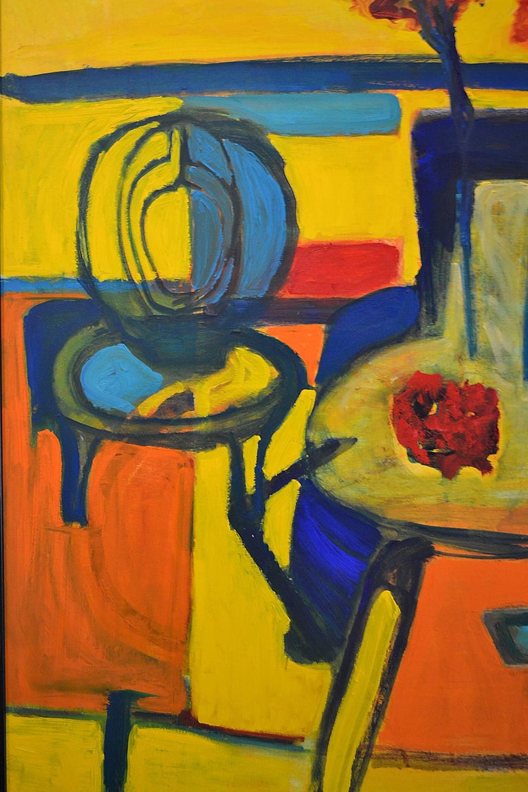 Expressionist Abstract Landscape by Artist JoAnne Fleming, circa 1970s ...