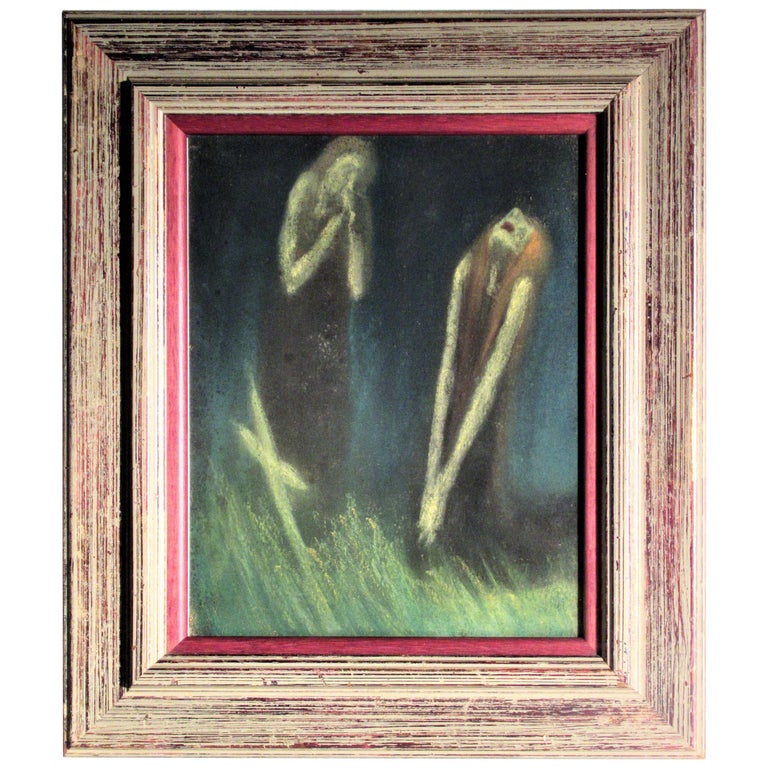 Expressionist Pastel Painting by Illya Zemsky at 1stDibs