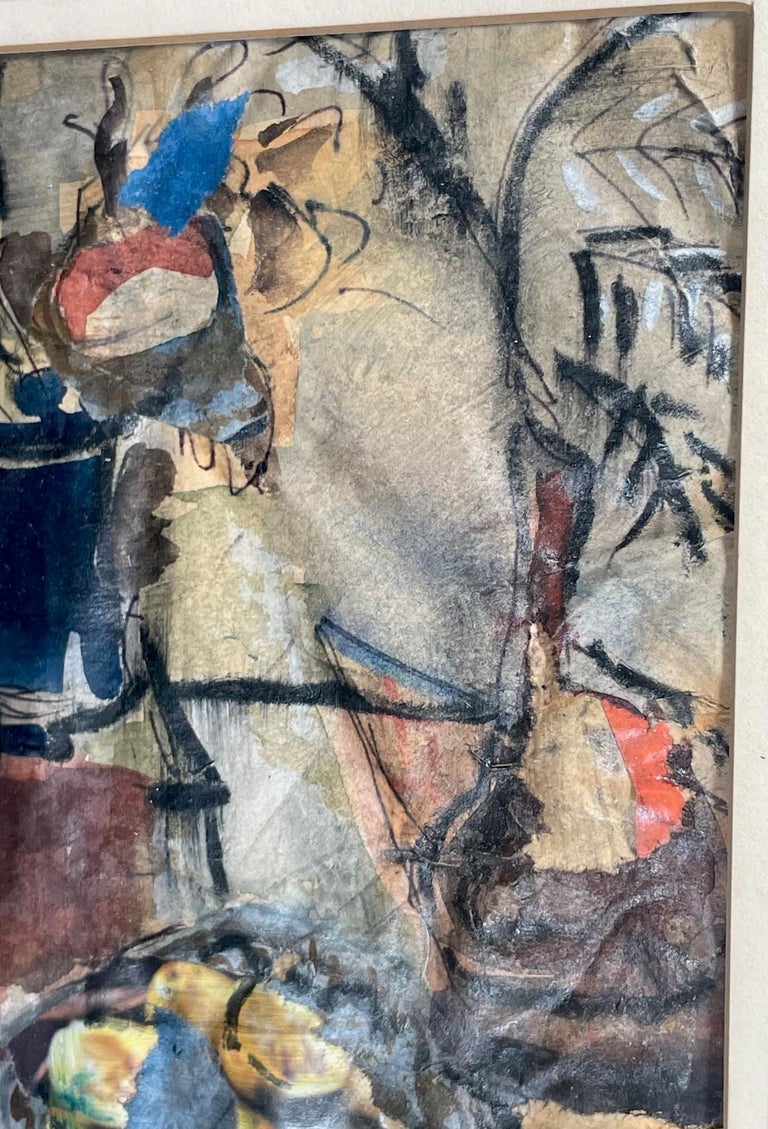 Expressionist Watercolor Modernist Movement Still Life, Signed For Sale ...