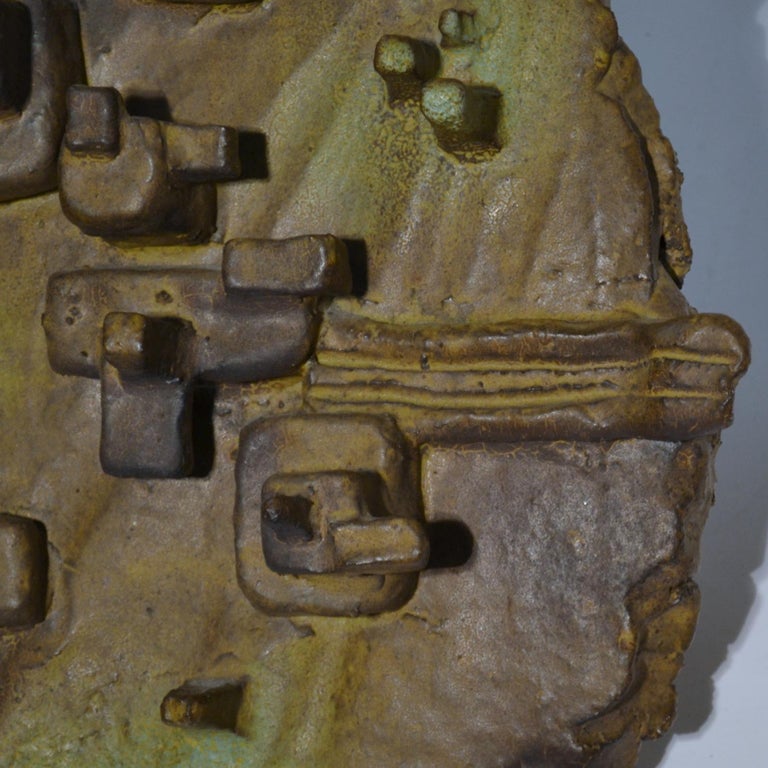 Expressive Brutalist Abstract Wall Relief in Ceramic, 1970s For Sale at ...