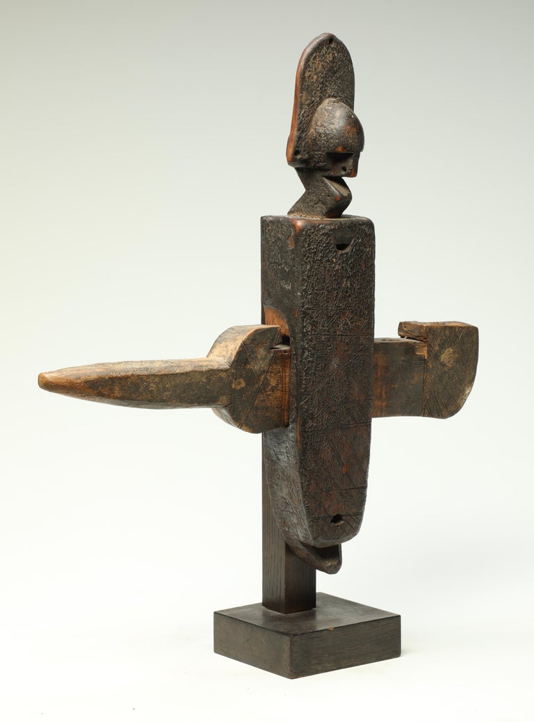 Expressive Early Classic Cubist Bambara Door Lock, Mali Early 20th ...
