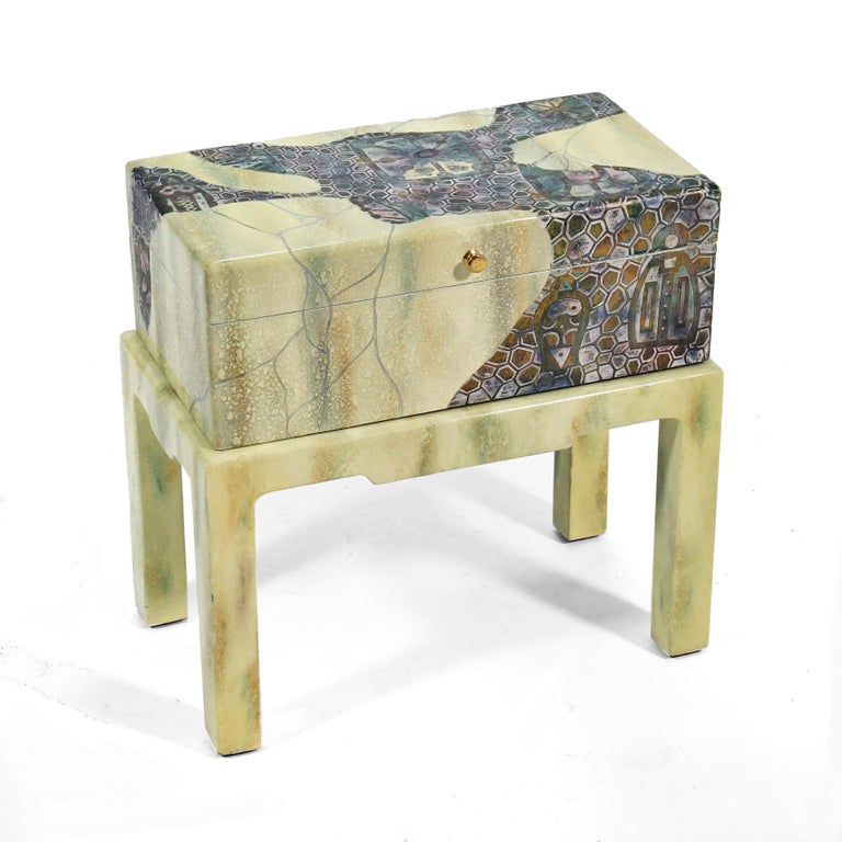 Expressive Post-Modern Art Chest at 1stDibs