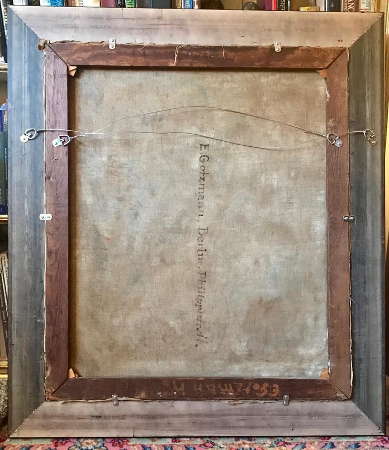 Expressive Realism Oil Painting Still Life Sunflowers, E. Gotzmann For ...