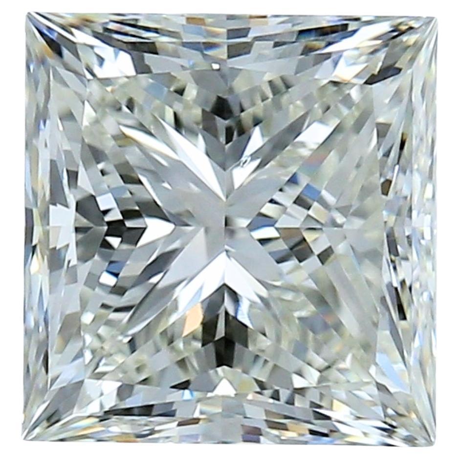Exquisite 5.01ct Double Excellent Ideal Cut Princess Cut Diamond - IGI ...