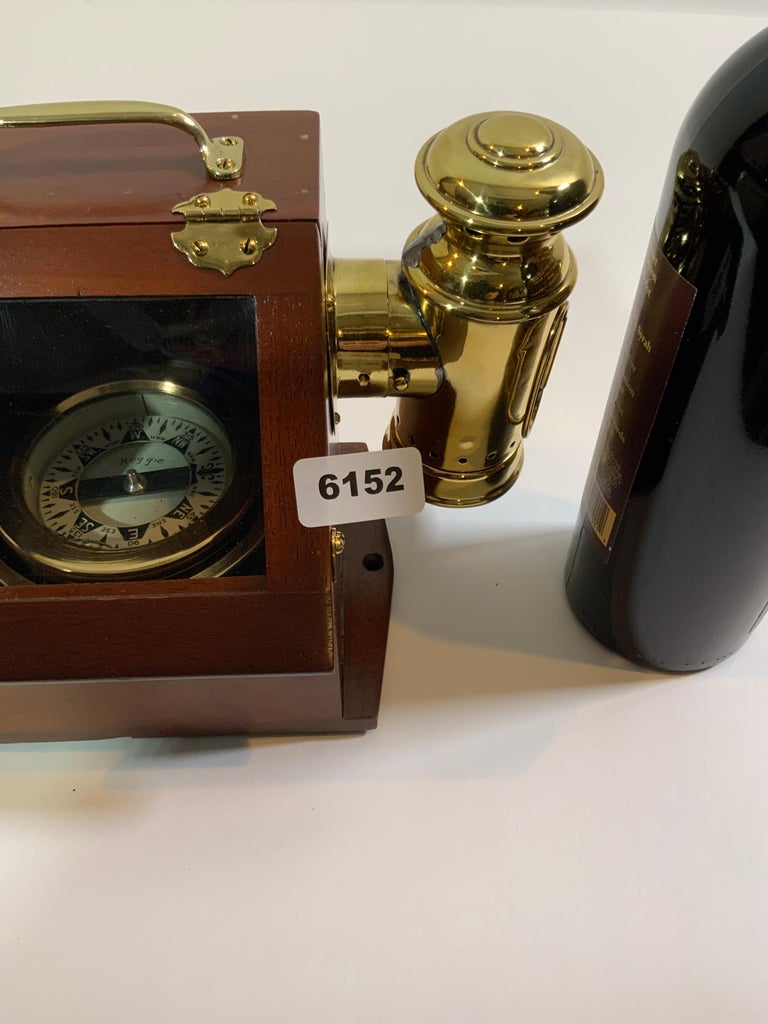 Exquisite Boat Binnacle with Compass For Sale at 1stDibs