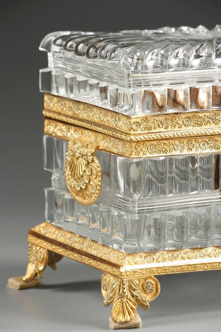 Exquisite Charles X Cut-Crystal Casket at 1stDibs | crystal coffins