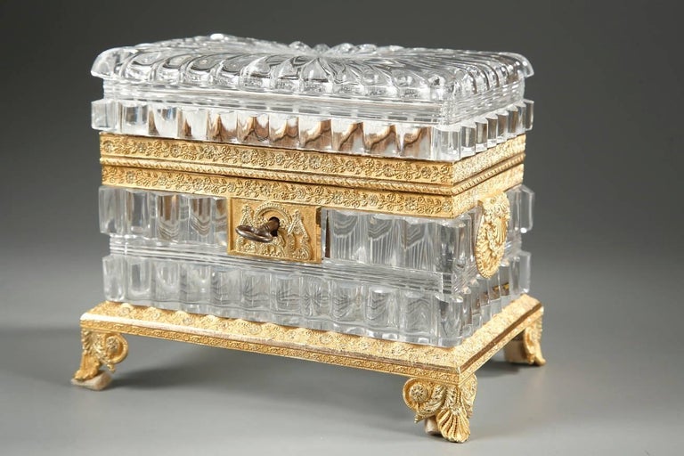 Exquisite Charles X Cut-Crystal Casket at 1stDibs | crystal coffins