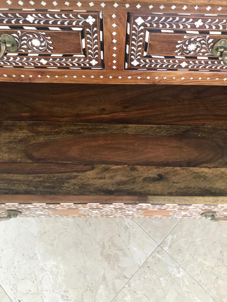 Exquisite Chest of Drawers with Bone Inlays and Marquetry Designs ...