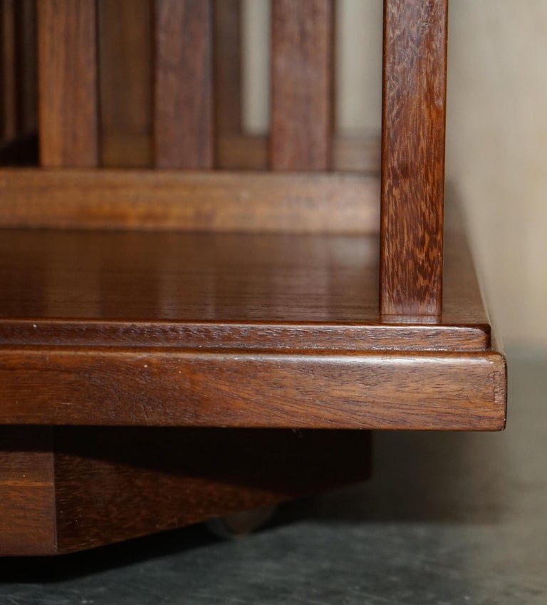 Exquisite circa 1920 Antique Art Deco Hardwood Revolving Bookcase Book ...