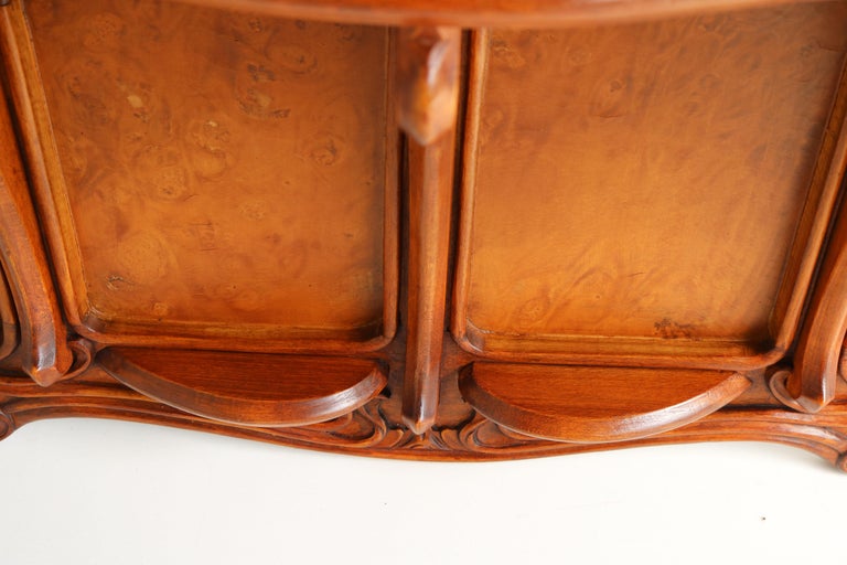 Rare Art Nouveau Wall Shelf by Eugene Gaillard France 1900 Jugendstil ...