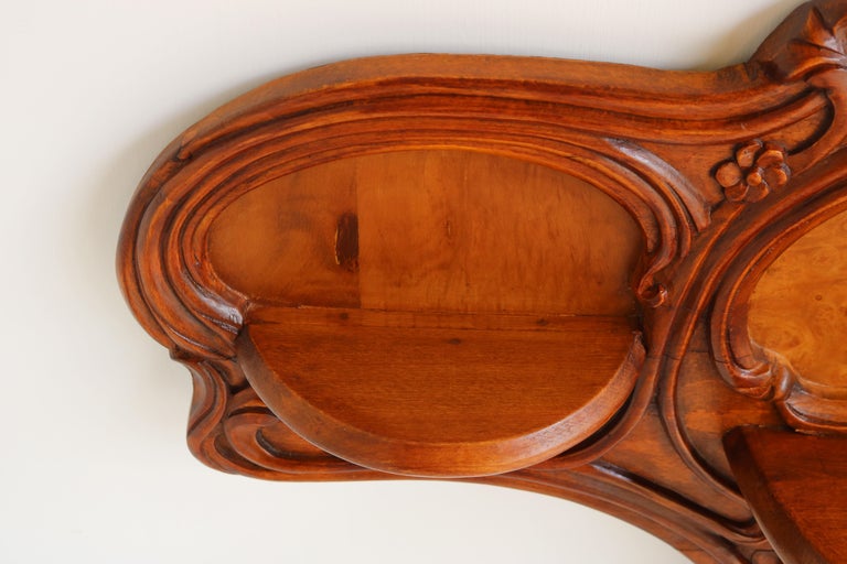 Rare Art Nouveau Wall Shelf by Eugene Gaillard France 1900 Jugendstil ...