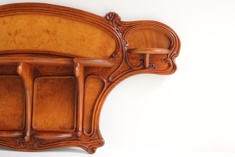 Rare Art Nouveau Wall Shelf by Eugene Gaillard France 1900 Jugendstil ...