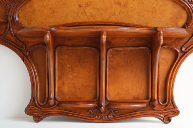 Rare Art Nouveau Wall Shelf by Eugene Gaillard France 1900 Jugendstil ...
