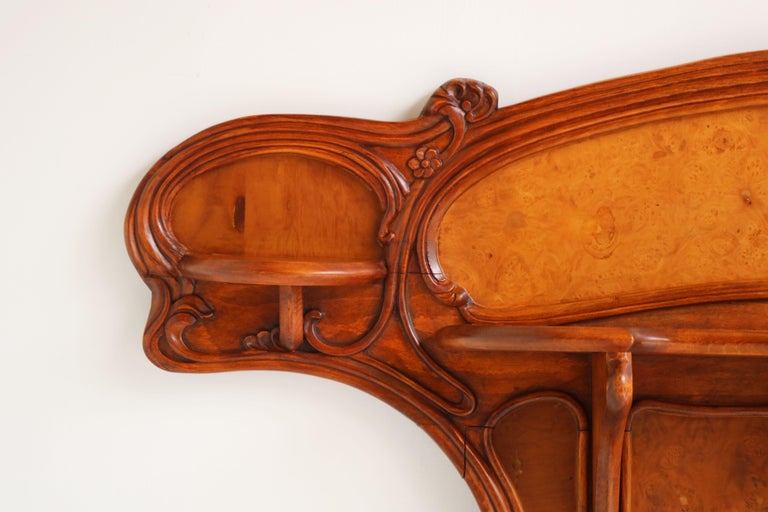 Rare Art Nouveau Wall Shelf by Eugene Gaillard France 1900 Jugendstil ...