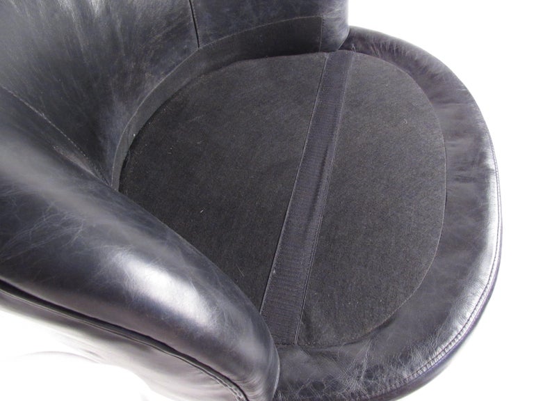 Exquisite Midcentury Club Chairs after Karl Springer For Sale at 1stDibs