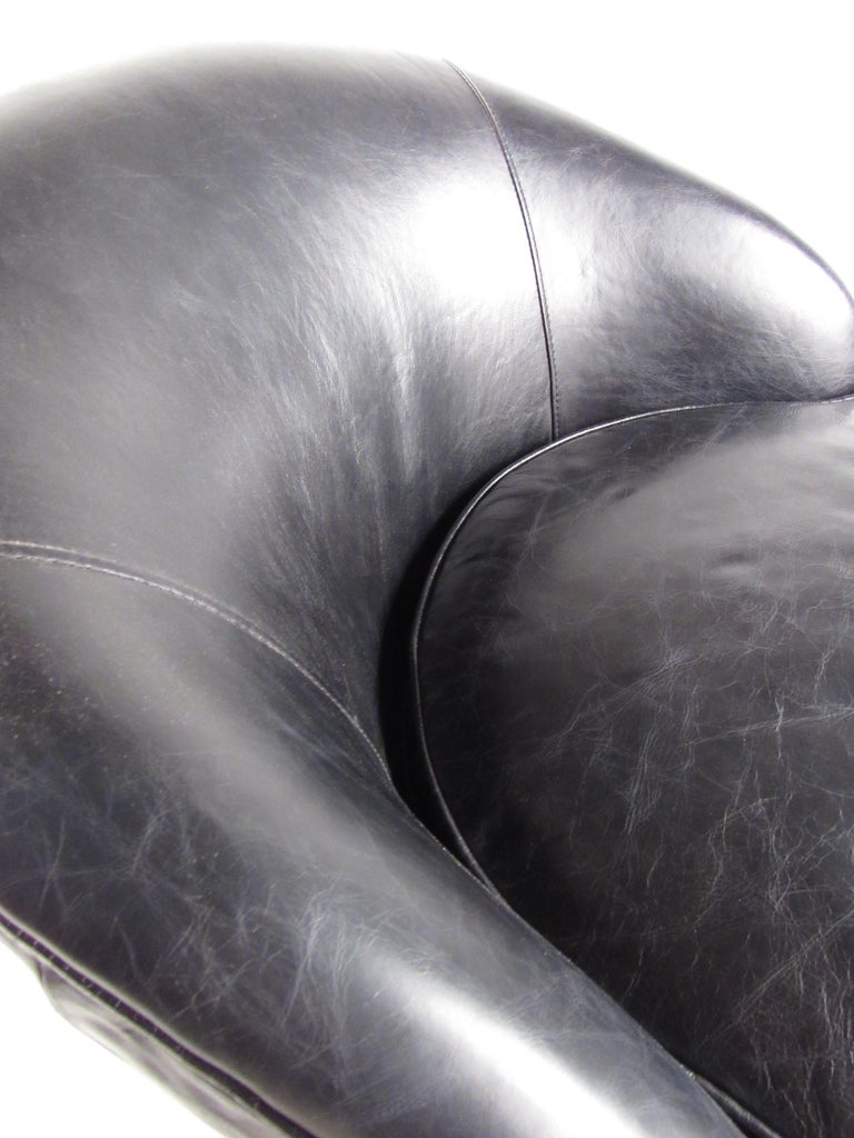 Exquisite Midcentury Club Chairs after Karl Springer For Sale at 1stDibs