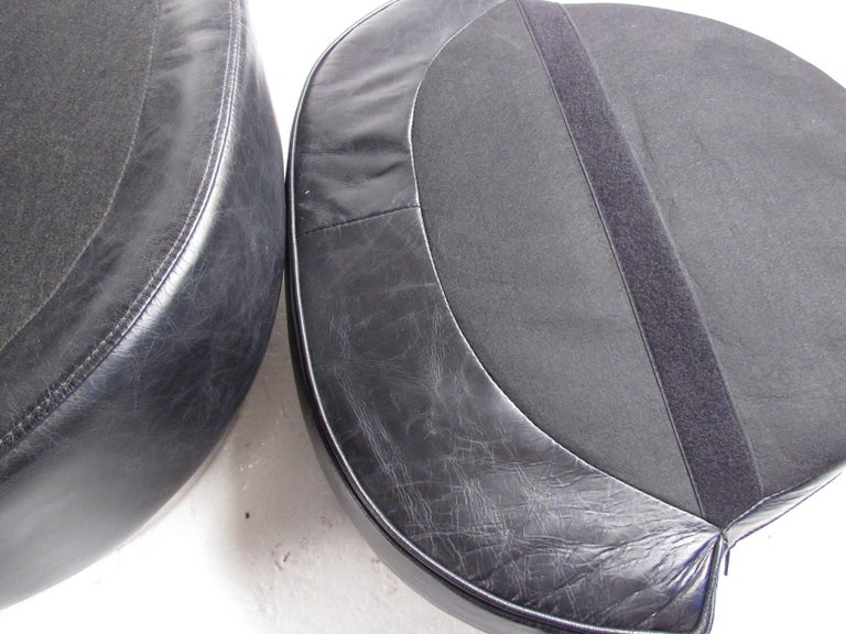 Exquisite Midcentury Club Chairs after Karl Springer For Sale at 1stDibs