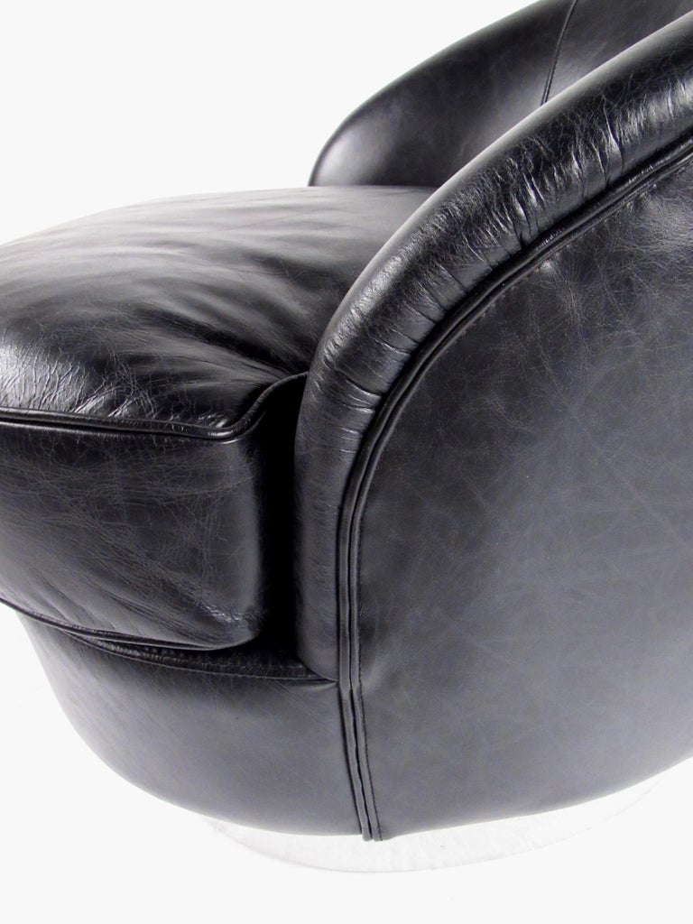 Exquisite Midcentury Club Chairs after Karl Springer For Sale at 1stDibs