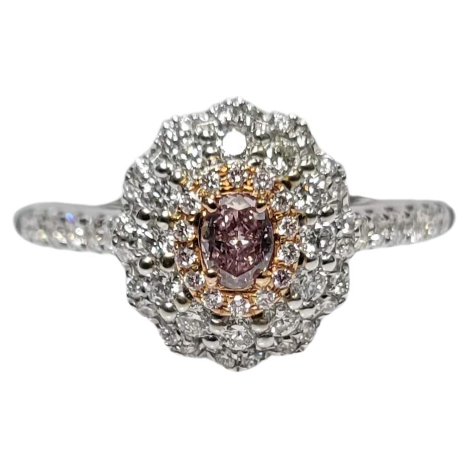GIA Fancy Light Pink Diamond Ring at 1stDibs