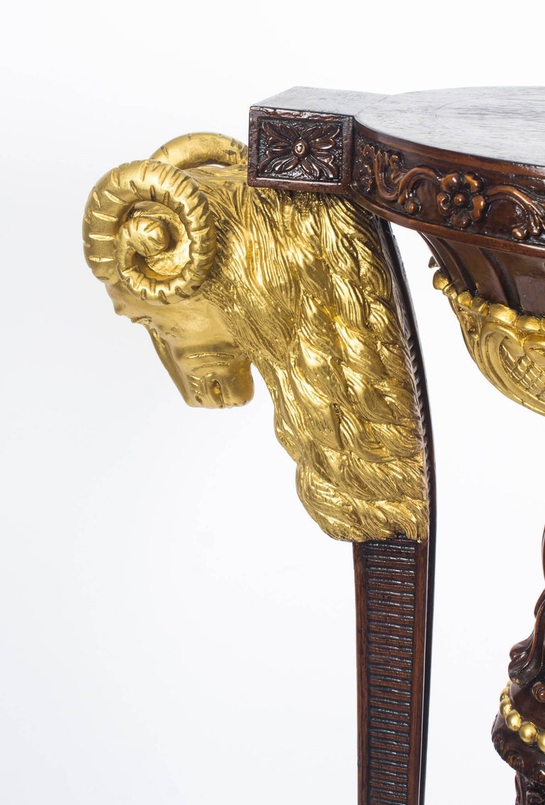 Exquisite Pair of Adam Revival Mahogany Giltwood Pedestals Torcheres at ...