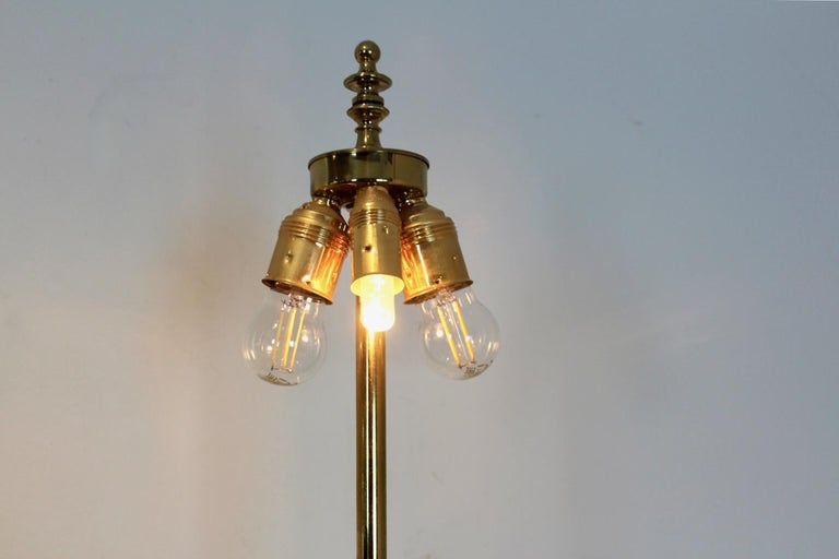 Exquisite Pair of Large Belgian Brass Eagle Sculptured Table Lamps for ...