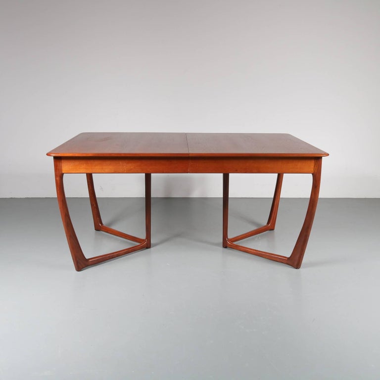 Extendable Dining Table by Beithcraft in Scotland, 1950s at 1stDibs