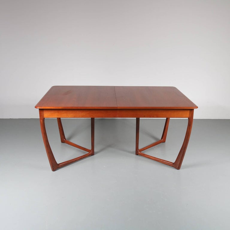 Extendable Dining Table by Beithcraft in Scotland, 1950s at 1stDibs