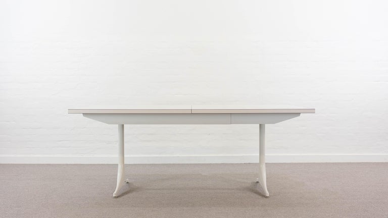 Extendable Pedestal Dining Table by George Nelson for Herman Miller For Sale at 1stDibs