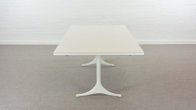 Extendable Pedestal Dining Table by George Nelson for Herman Miller For Sale at 1stDibs