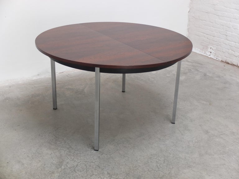 Extendable Round Dining Table by Alfred Hendrickx for Belform, 1960s ...