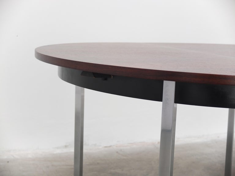 Extendable Round Dining Table by Alfred Hendrickx for Belform, 1960s ...