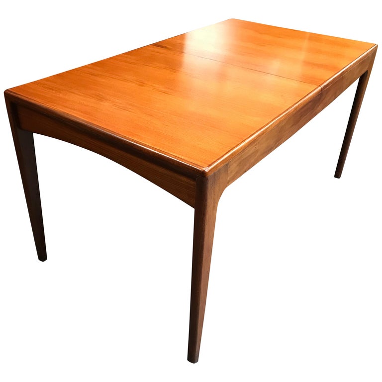 Extending British Midcentury Teak Dining Table by Younger of Glasgow ...