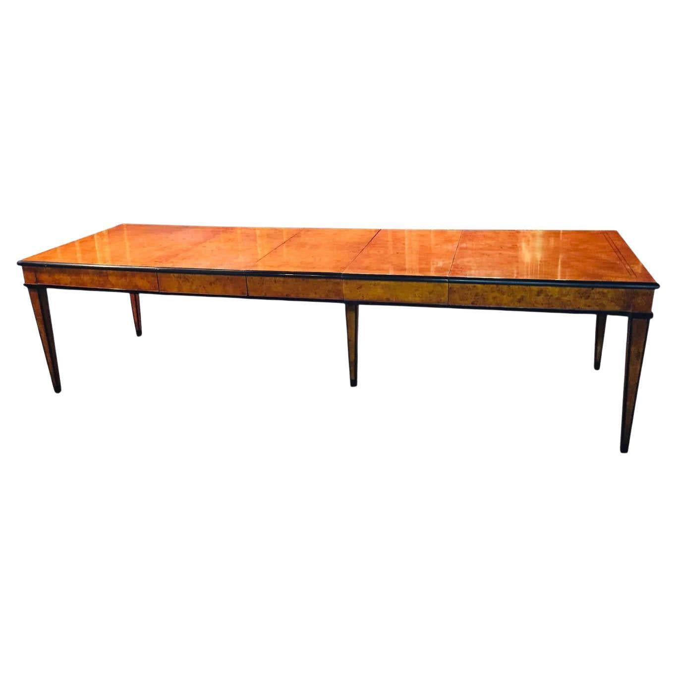 Contemporary Extendable Table in Biedermeier Style Made of Cherrywood ...