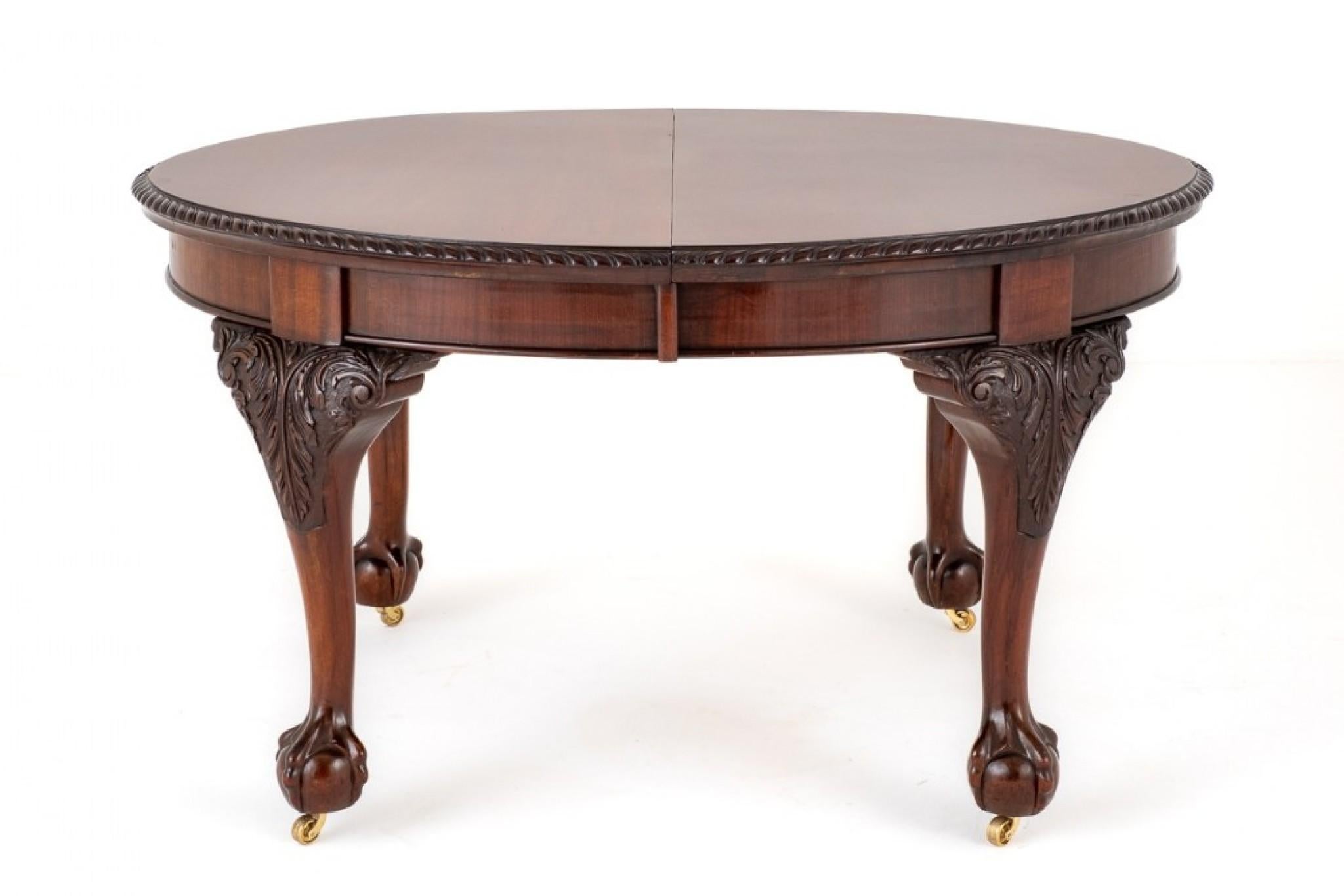 Extending Victorian Dining Table Mahogany, 1890 For Sale at 1stDibs