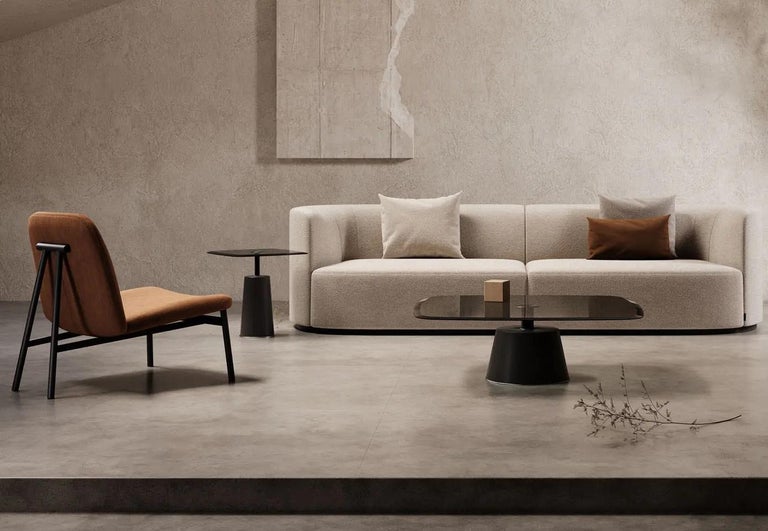 Extra Deep Lounge Chair in Custom Velvet Color For Sale at 1stDibs