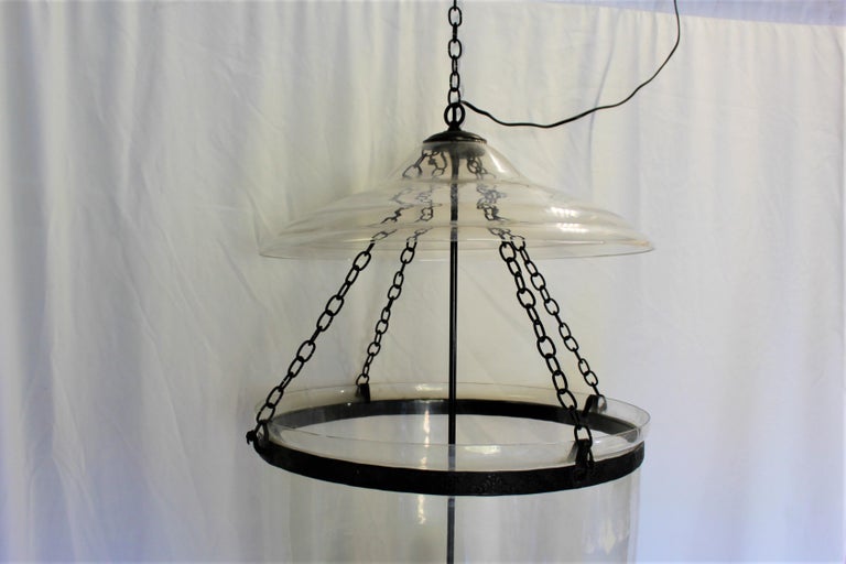 Extra Large Bell Jar Pendant at 1stDibs