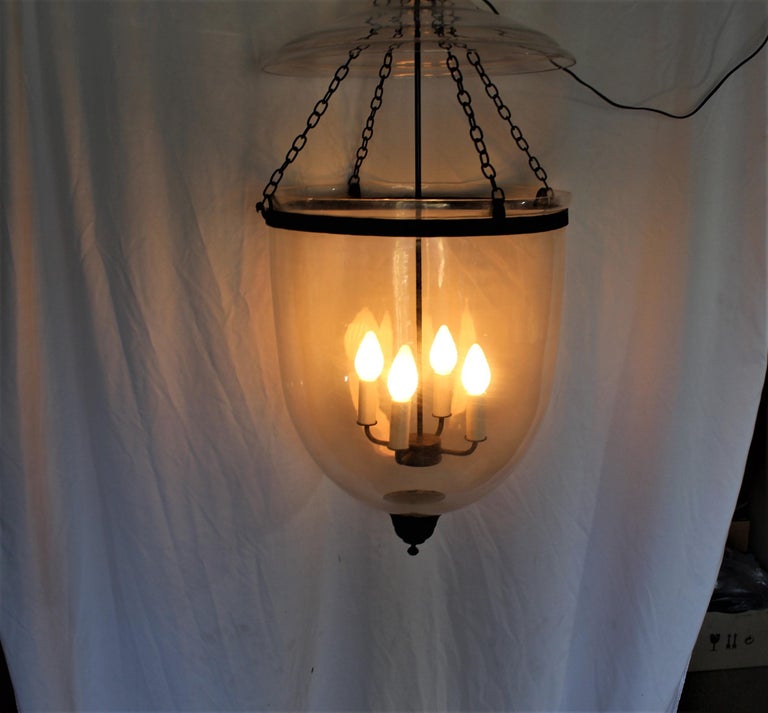 Extra Large Bell Jar Pendant at 1stDibs