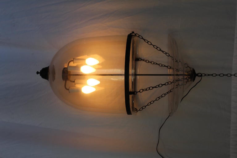Extra Large Bell Jar Pendant at 1stDibs