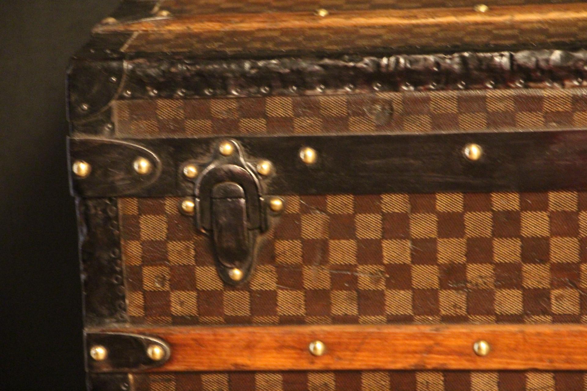 Extra Large Checkers Louis Vuitton Trunk, Louis Vuitton Steamer Trunk ...