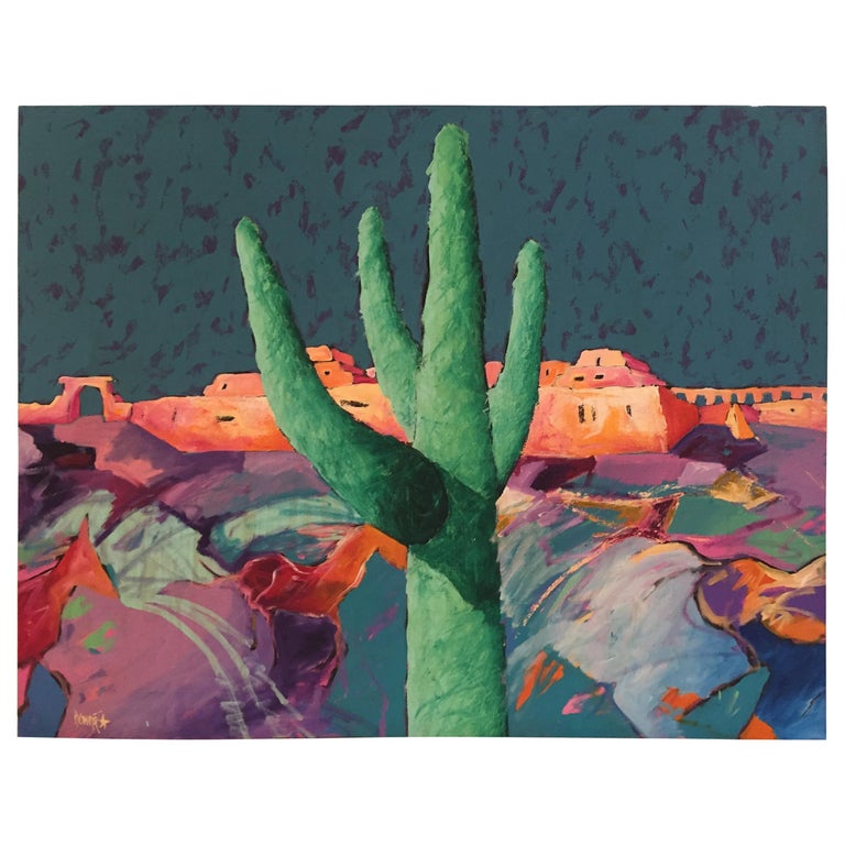 Extra Large Contemporary Oil Painting on Canvas by Downe Burns For Sale ...