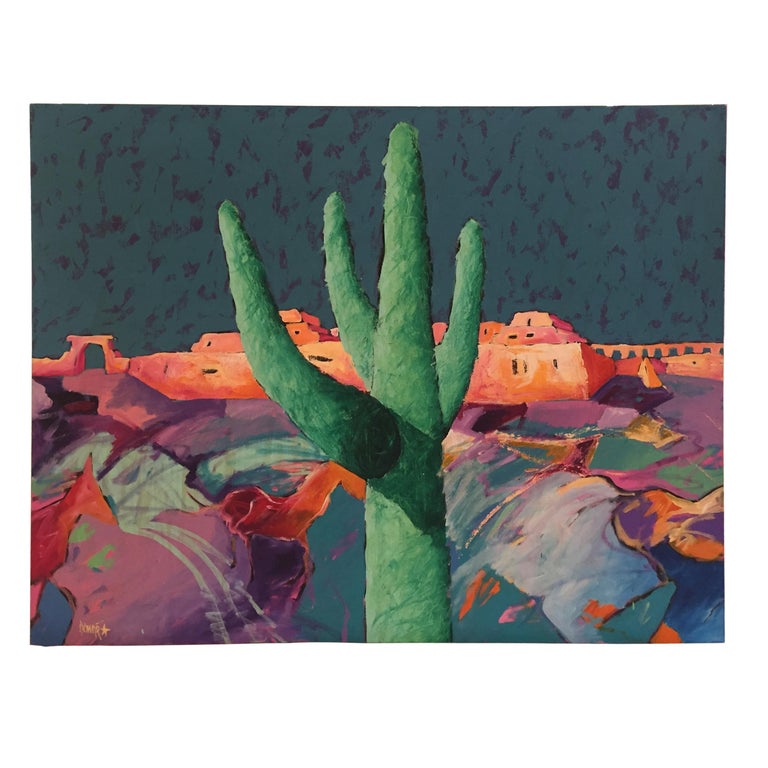 Extra Large Contemporary Oil Painting on Canvas by Downe Burns For Sale ...