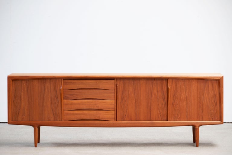 Extra Large Danish Midcentury Gunni Omann Teak Sideboard by ACO Møbler ...