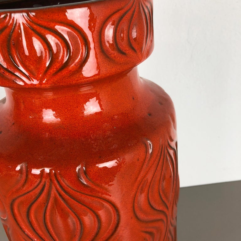 Extra Large Floor Vase Fat Lava "Onion" Vase by Scheurich, Germany ...