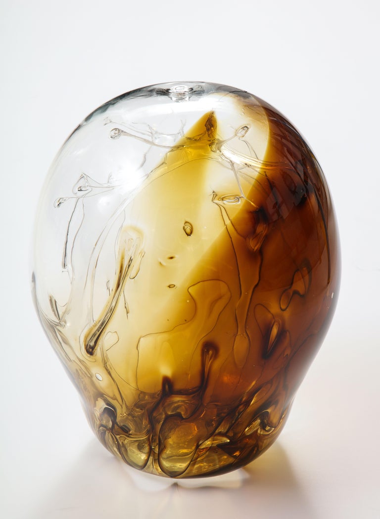 Extra Large Glass Sculpture by Peter Bramhall For Sale at 1stDibs ...
