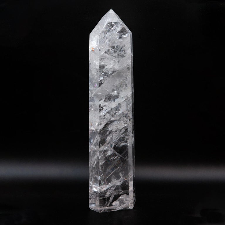 Extra Large Hand Carved Rock Crystal Point For Sale at 1stDibs | large ...