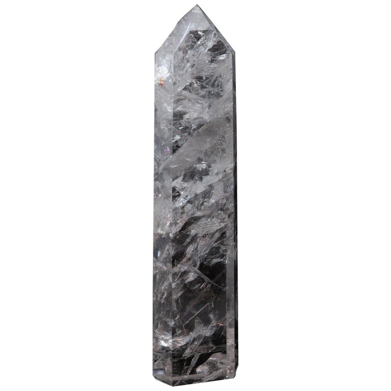 Extra Large Hand Carved Rock Crystal Point For Sale at 1stDibs | large ...