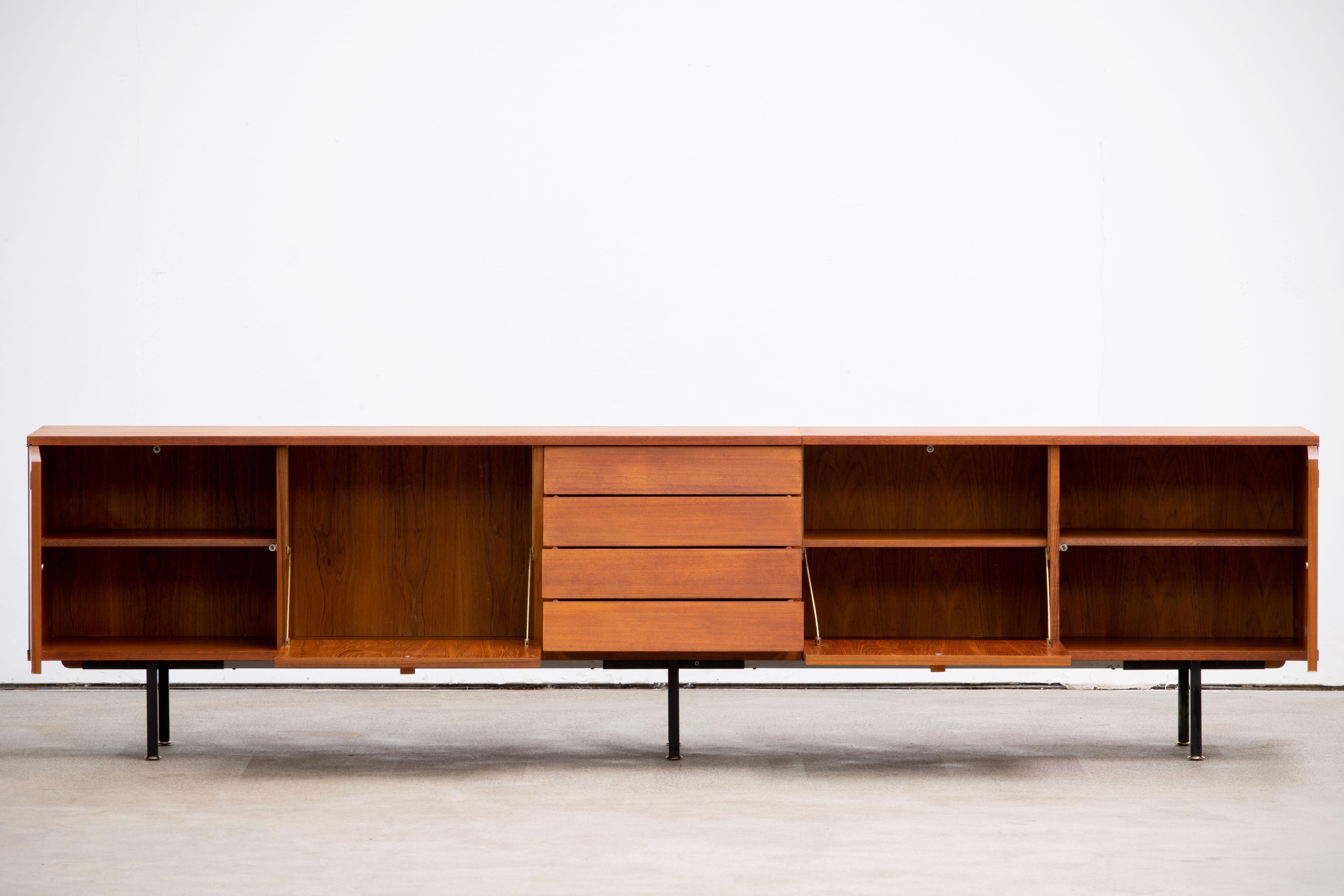 Extra Large Luigi Bartolini Midcentury Teak Sideboard, 1960s at 1stDibs ...